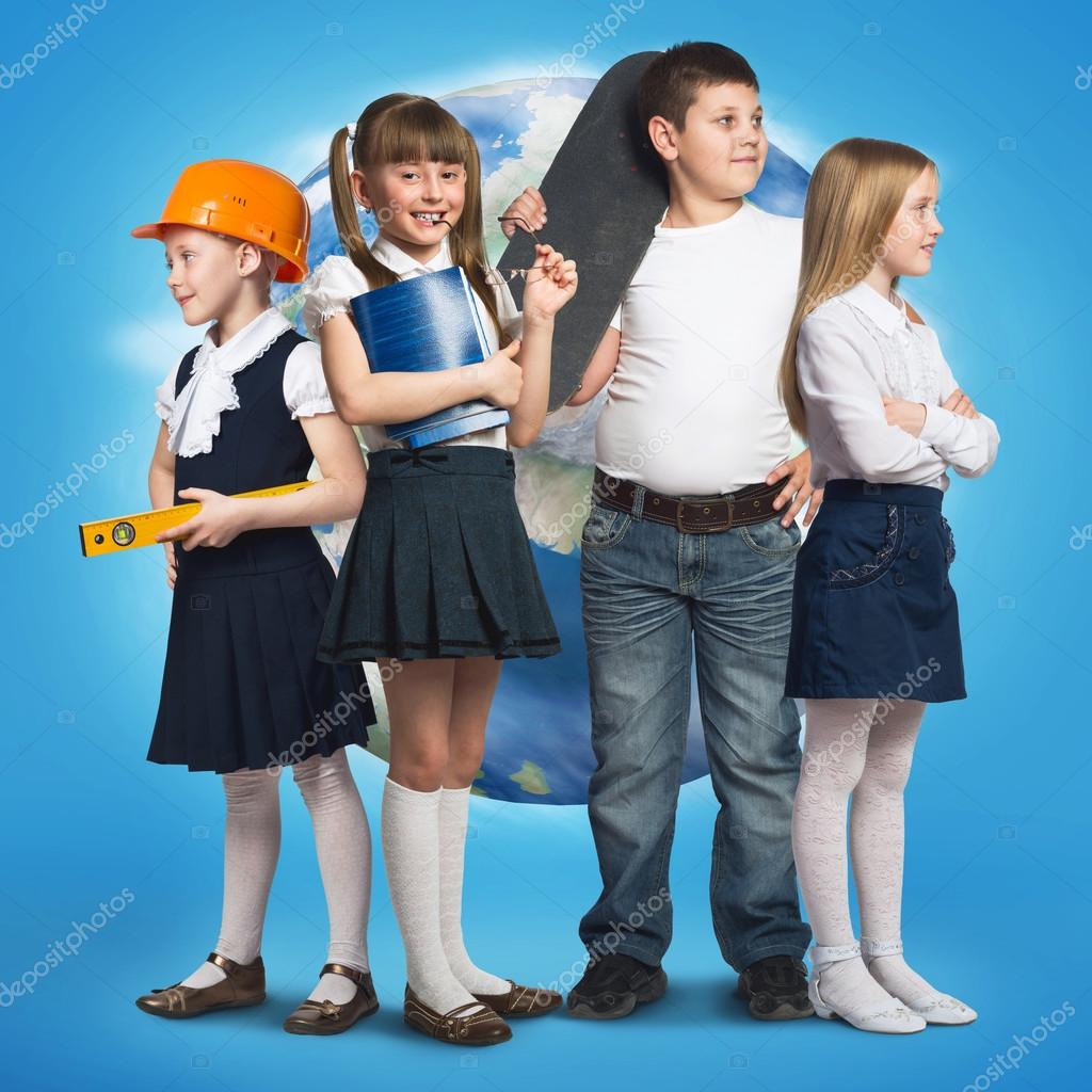 Children trying different professions Stock Photo by ©Khakimullin 60554477