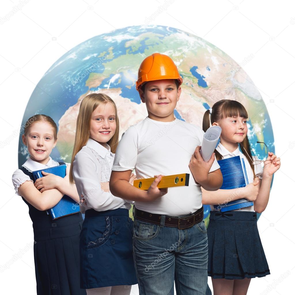 Children trying different professions Stock Photo by ©Khakimullin 60556169