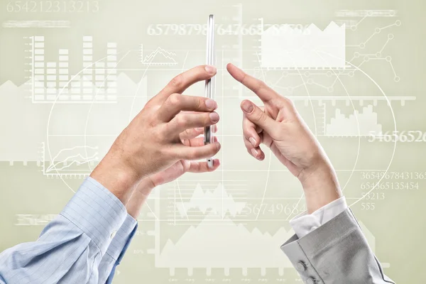 Hands using mobile phone - Stock Image - Everypixel