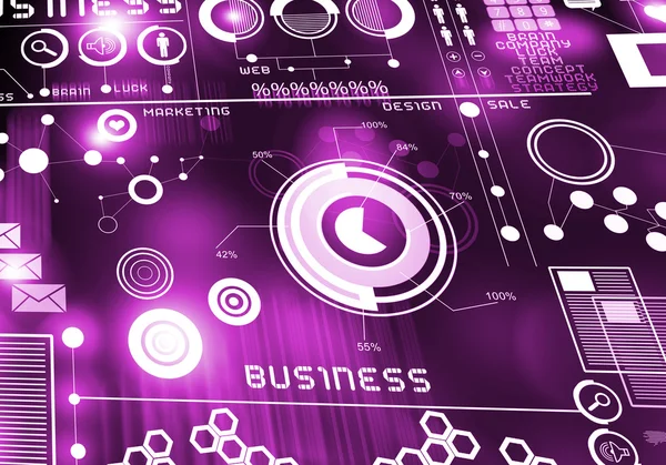 Digital Business Background Image Icons Media Screen Stock Photo by ...