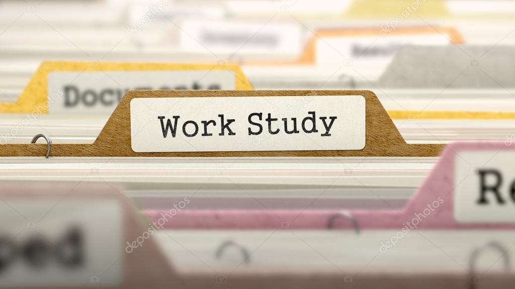 Work Study - Folder Name in Directory. — Stock Photo © tashatuvango ...
