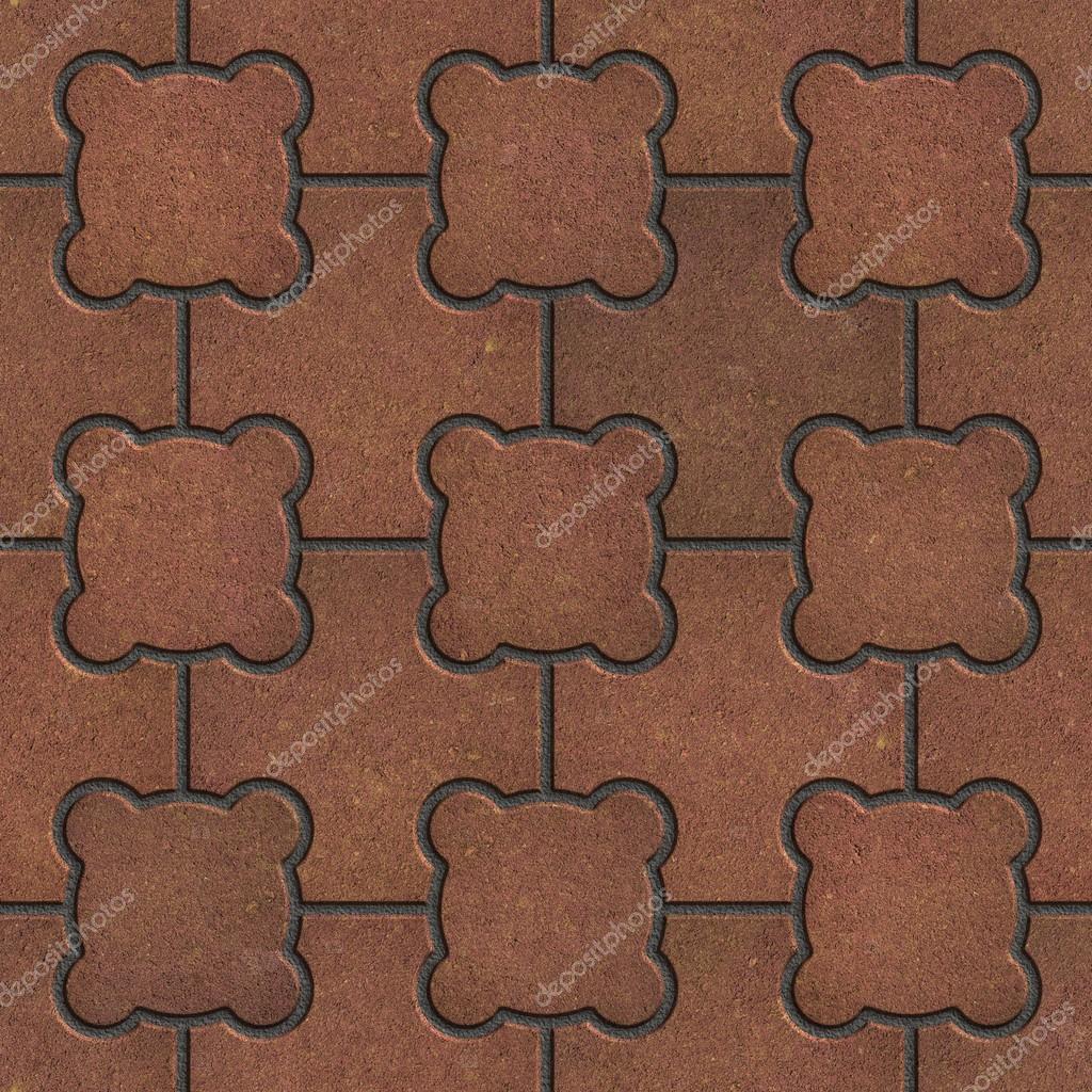 Brown Brick Pavers. Seamless Texture. — Stock Photo © tashatuvango ...