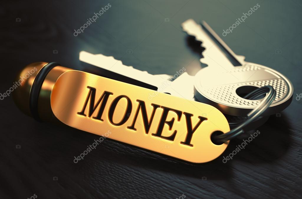Money Concept. Keys with Golden Keyring. Stock Photo by ©tashatuvango ...