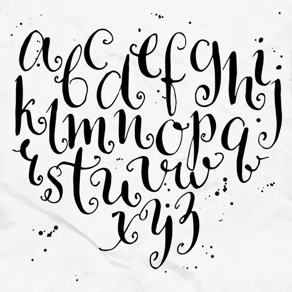 Cursive letters Vector Art Stock Images | Depositphotos