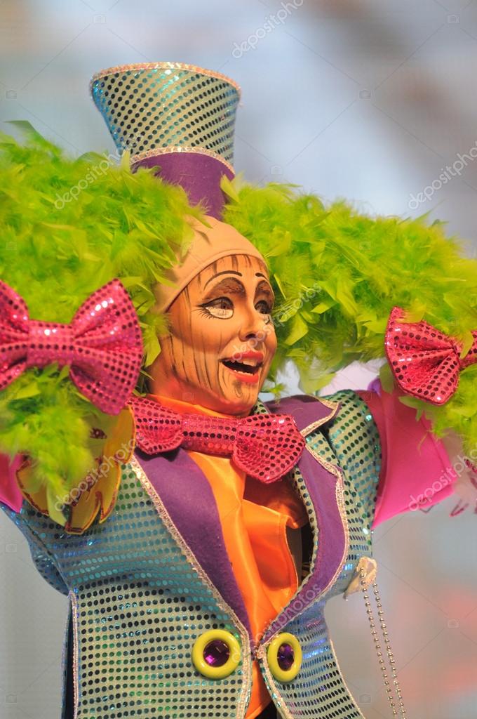TENERIFE, JANUARY 23: Characters and Groups in The carnival. — Stock ...