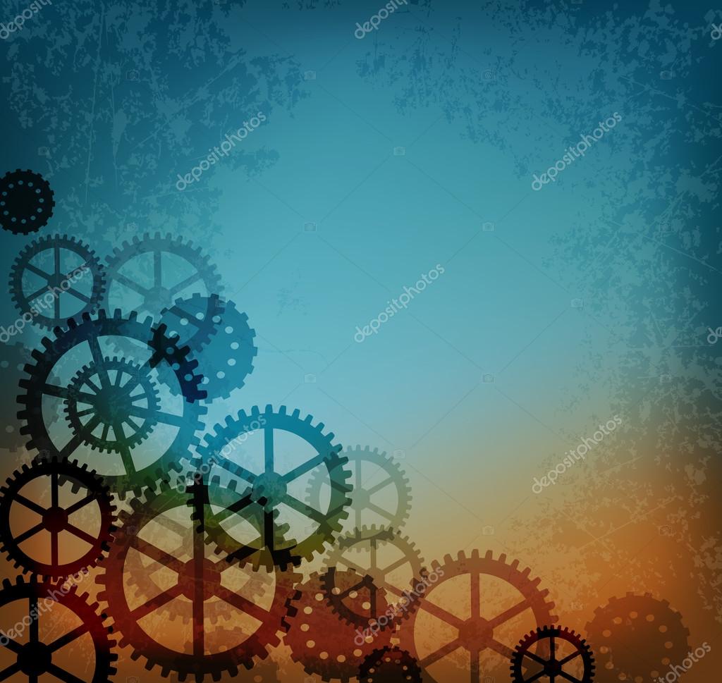 Abstract industrial background Stock Vector by ©Artness 79623894