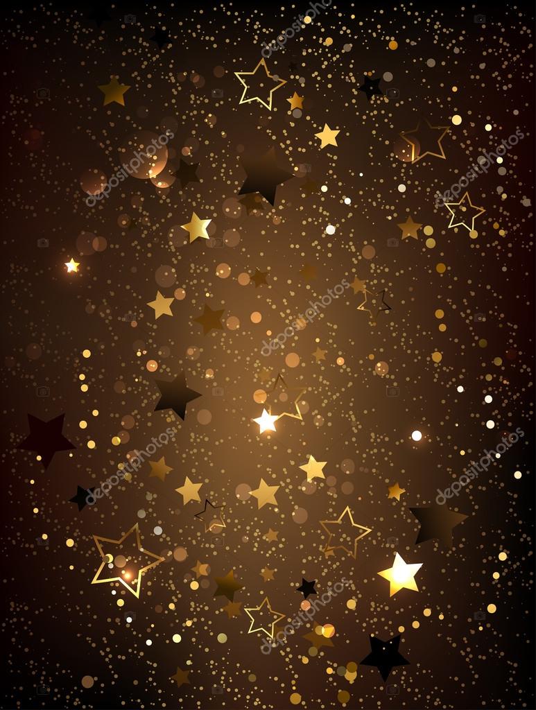 Brown background with stars Stock Vector Image by ©blackmoon979 #88547198