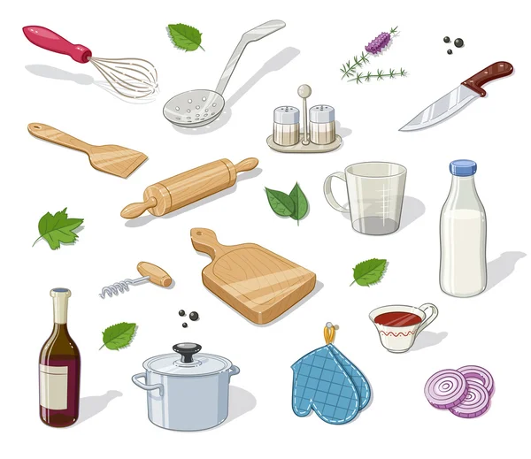 Baking cooking vector ingredients bake making cakes cook pastry prepare ...