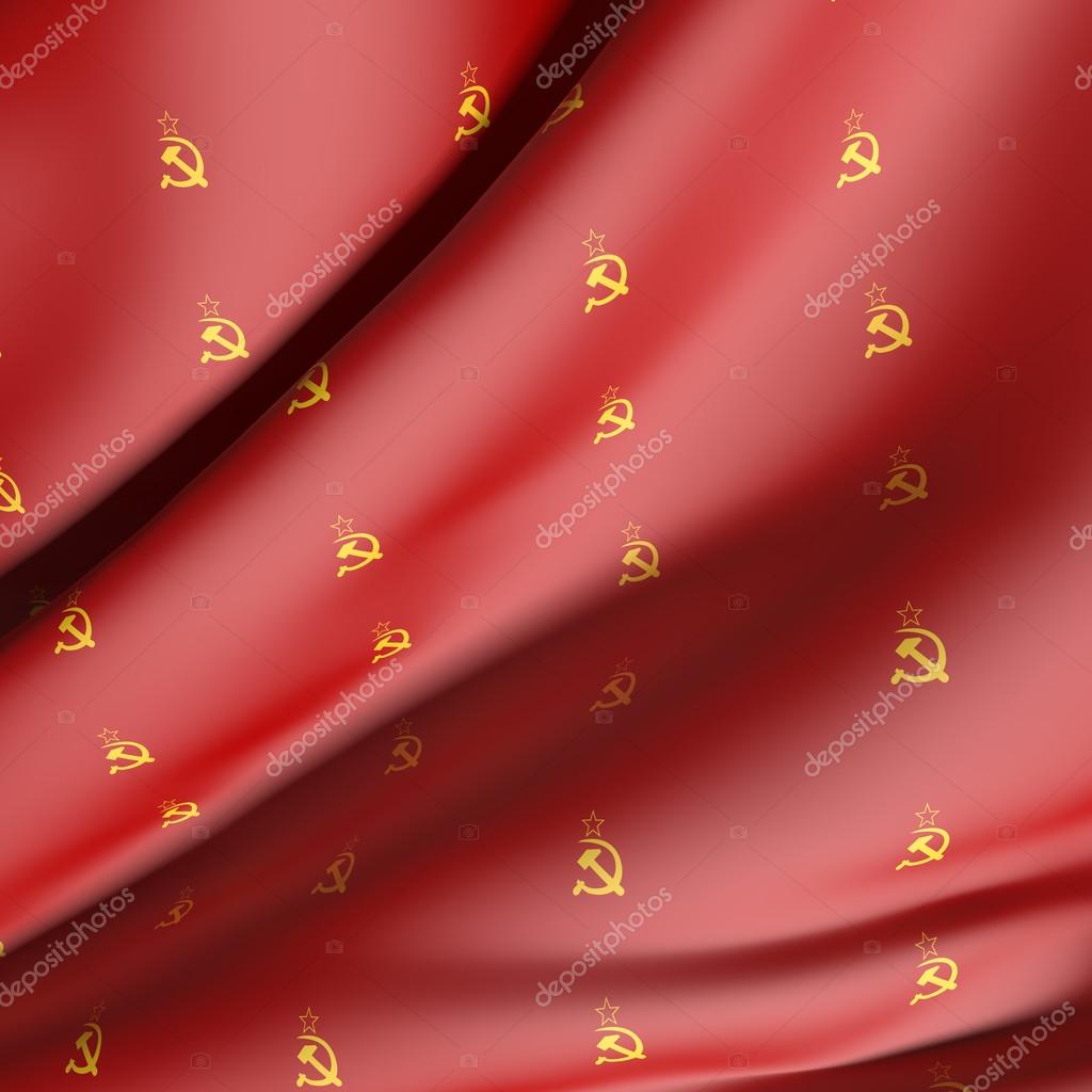 Soviet flags — Stock Photo © erllre #77356068