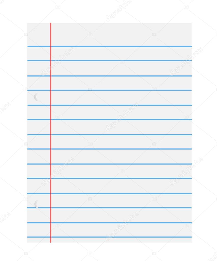 Notebook paper vector illustration Stock Vector Image by ©nezezon ... Notebook paper vector illustration Stock Vector Image by ©nezezon ...