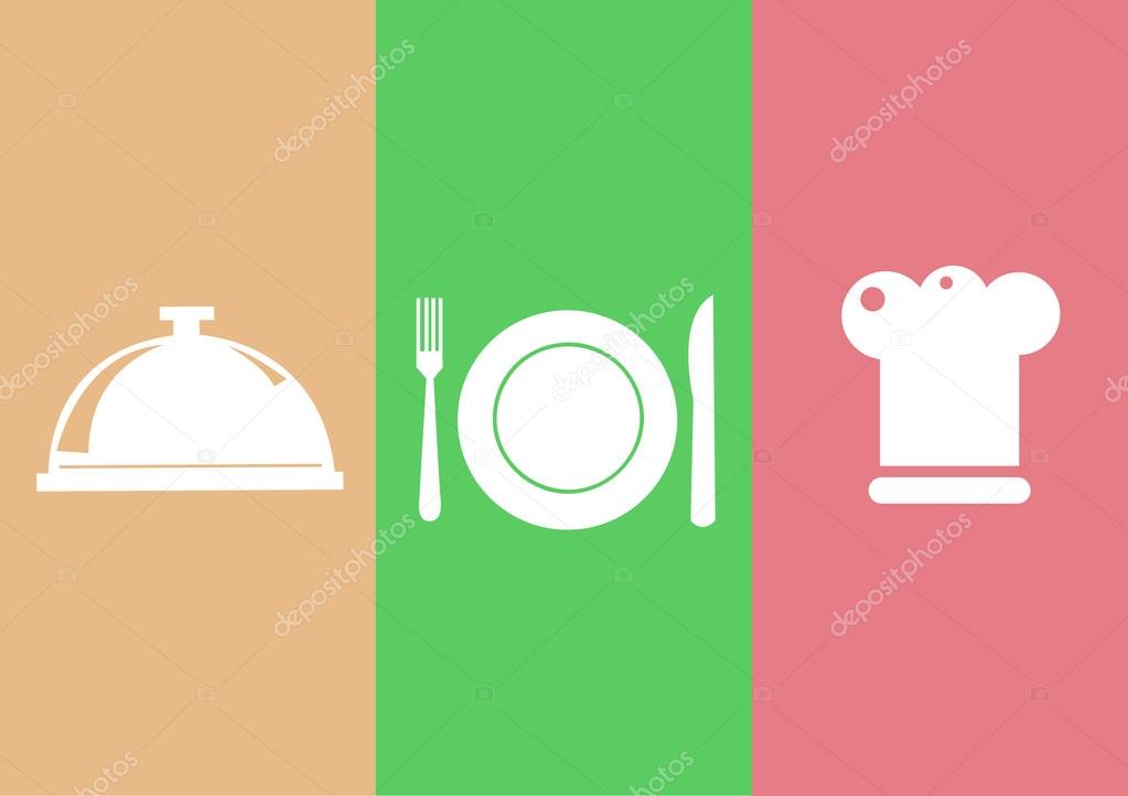 Symboles de restaurant Vecteur par ©nezezon 76682589