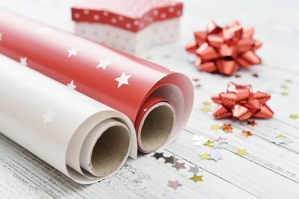 Christmas wrapping paper Stock Photos, Royalty Free Christmas wrapping ...