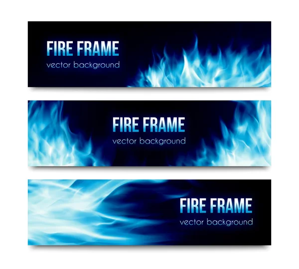 Blue fire Vector Art Stock Images | Depositphotos