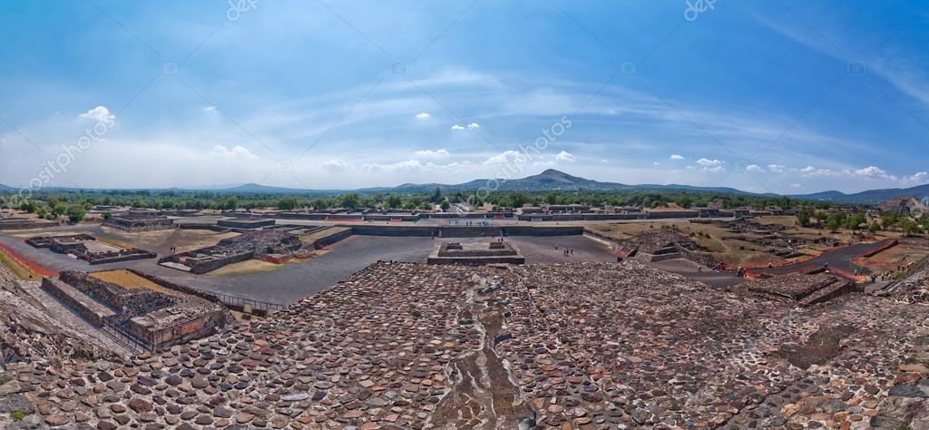 Teotihuacan, Aztec ruins, Mexico Stock Photo by ©eddygaleotti 54954573