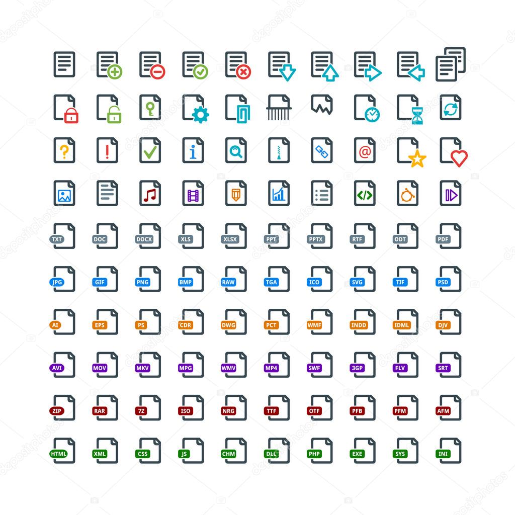 16x16 Icons Packs Colored