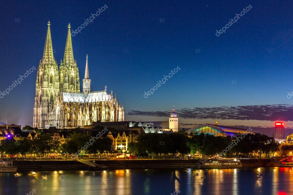 Cologne Cathedral with River Rhine Stock Photo by ©vichie81 109900490