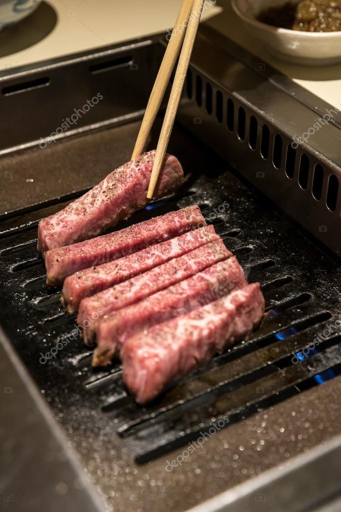 Wagyu A5 Beef yakiniku — Stock Photo © vichie81 #119318980