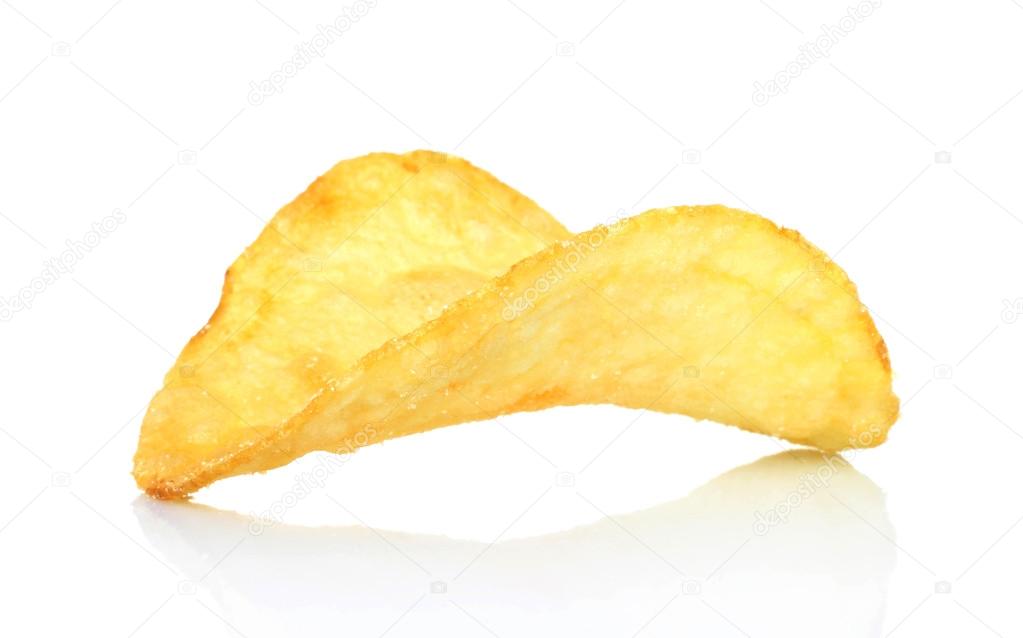 Single potato chip — Stock Photo © rozelt #63557091 Single potato chip — Stock Photo © rozelt #63557091