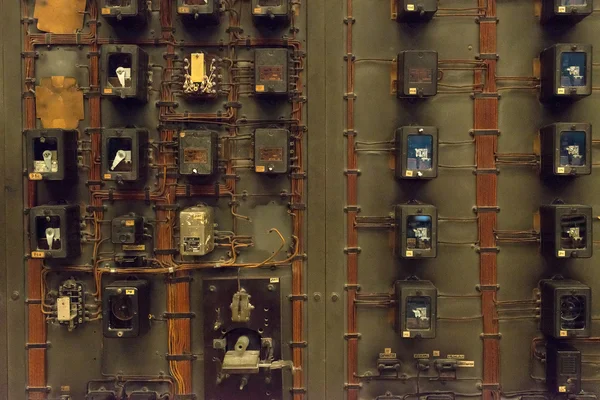 Stand with many old communications. - Stock Image - Everypixel