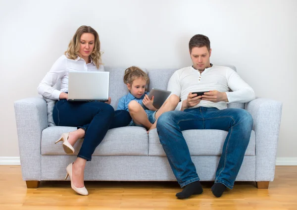 Family on devices Stock Photos, Royalty Free Family on devices Images ...