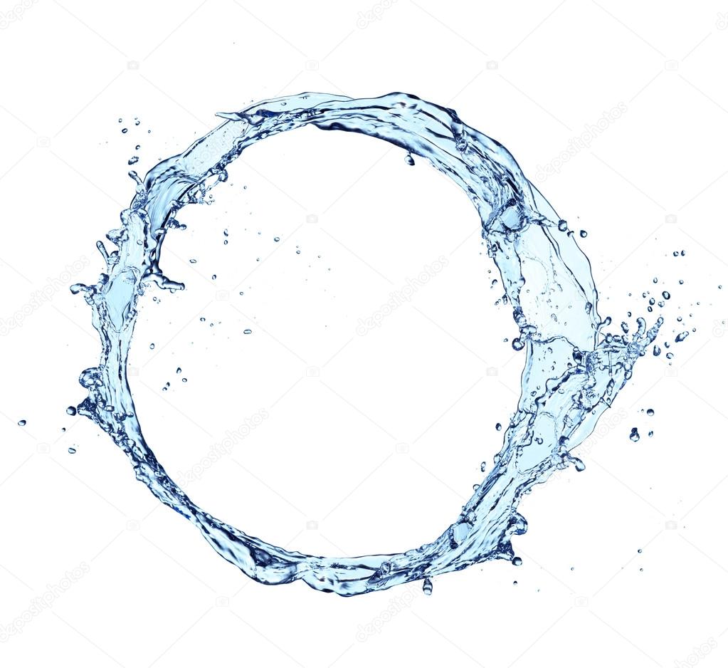 Water splash circle isolated on white background Stock Photo by ©jag_cz ... Water splash circle isolated on white background Stock Photo by ©jag_cz ...