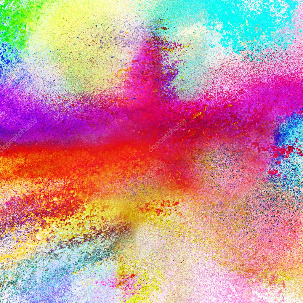 Abstract colored powder background Stock Illustration by ©jag_cz #116004908