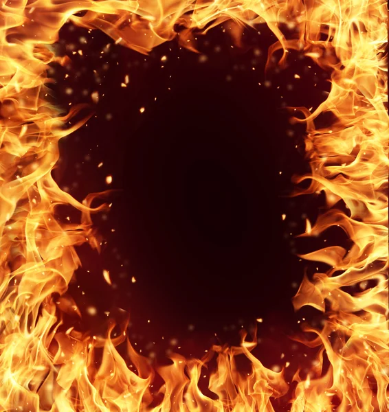 Fire frame - Stock Image - Everypixel
