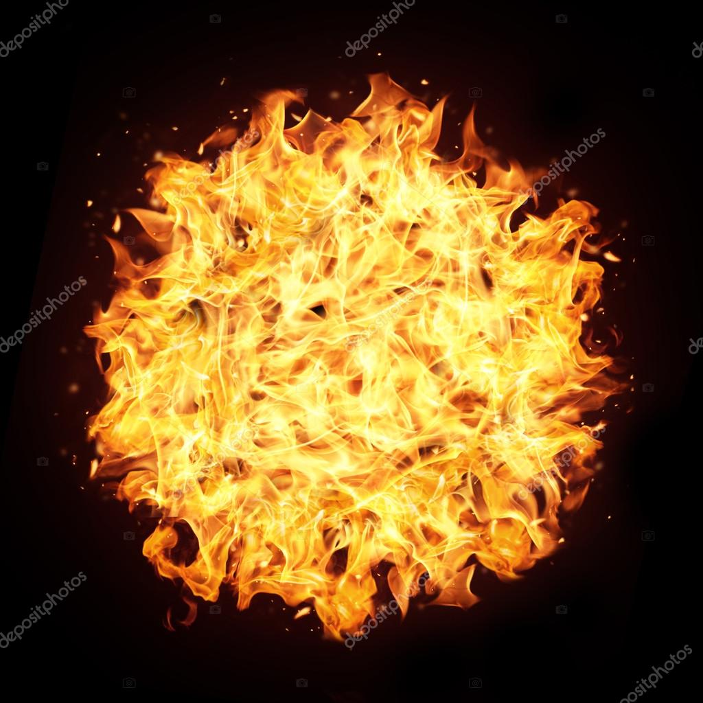 Fire sphere — Stock Photo © jag_cz #61889841