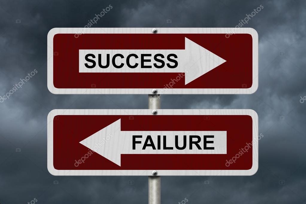 Success versus Failure — Stock Photo © karenr #58801599
