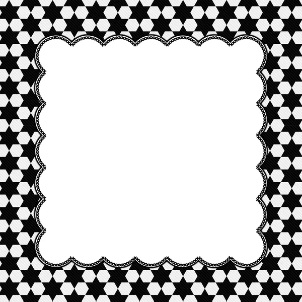 Checkered frame | Black and White Checkered Frame with Embroidery ...