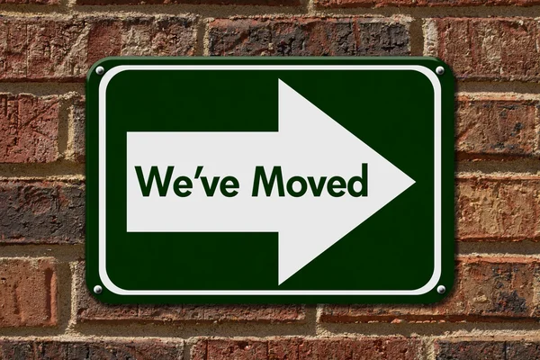 We have Moved Sign - Stock Image - Everypixel