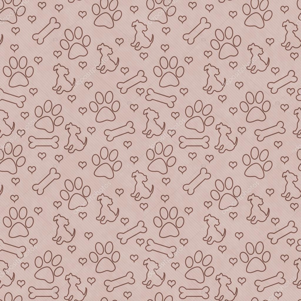 Brown Dog Bone Background