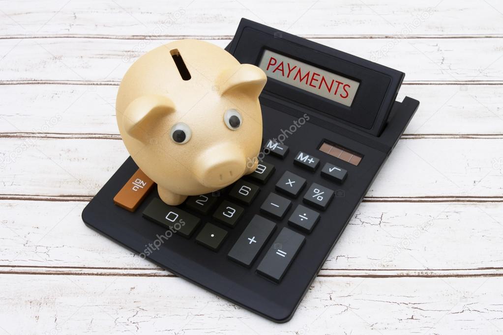 Calculating your payments — Stock Photo © karenr #83771098