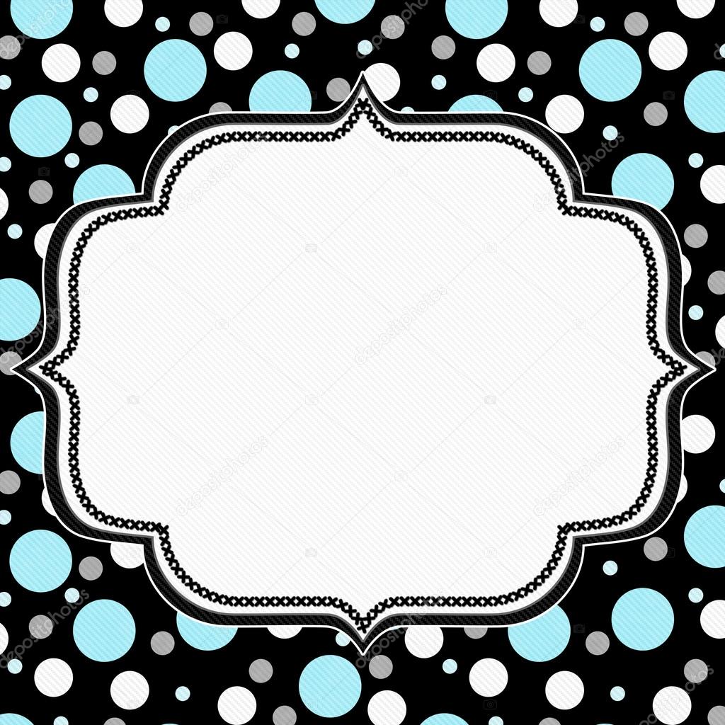 Teal And White Polka Dot Background