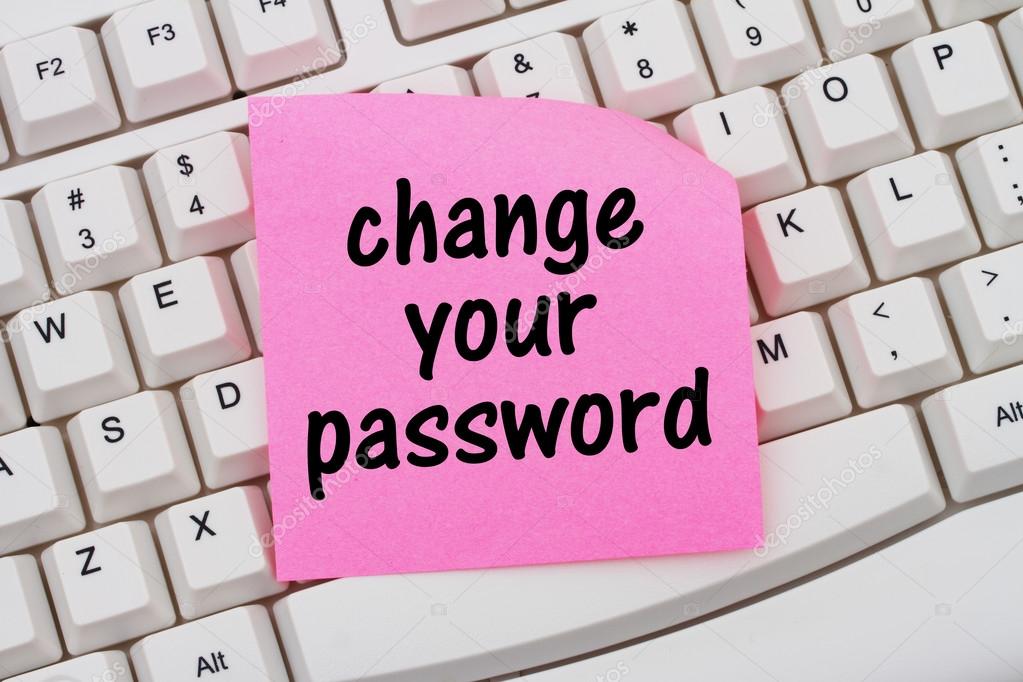 Change your password — Stock Photo © karenr #88076088