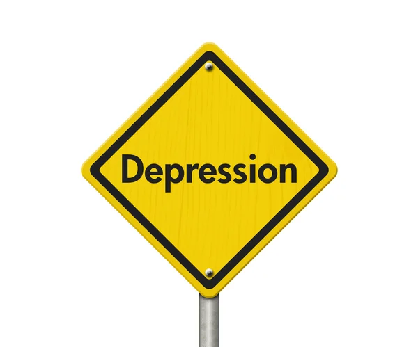 Depression Symptoms Warning Sign — Stock Photo © karenr #88101048