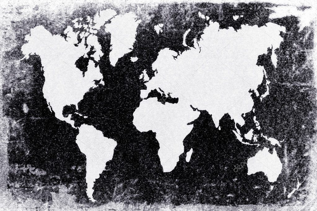 Old Rusty World map. World map — Stock Photo © scorpion26 #86718774