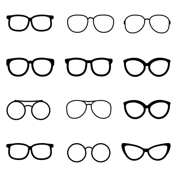 Glasses Set Hipster Style Art Collection Vector Illustration Stock Image Stock Vector Image By