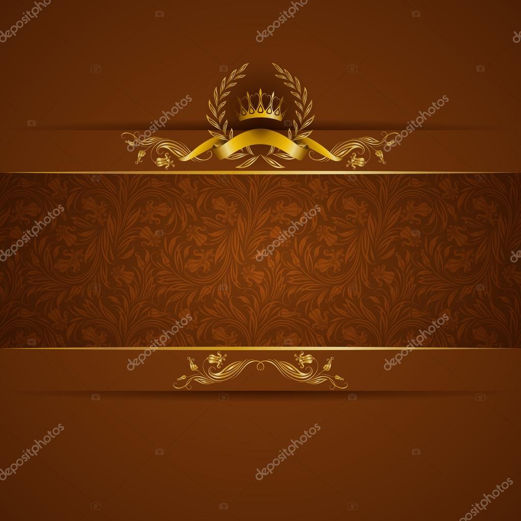Elegant golden frame banner Stock Vector Image by ©juli_goncharova ...