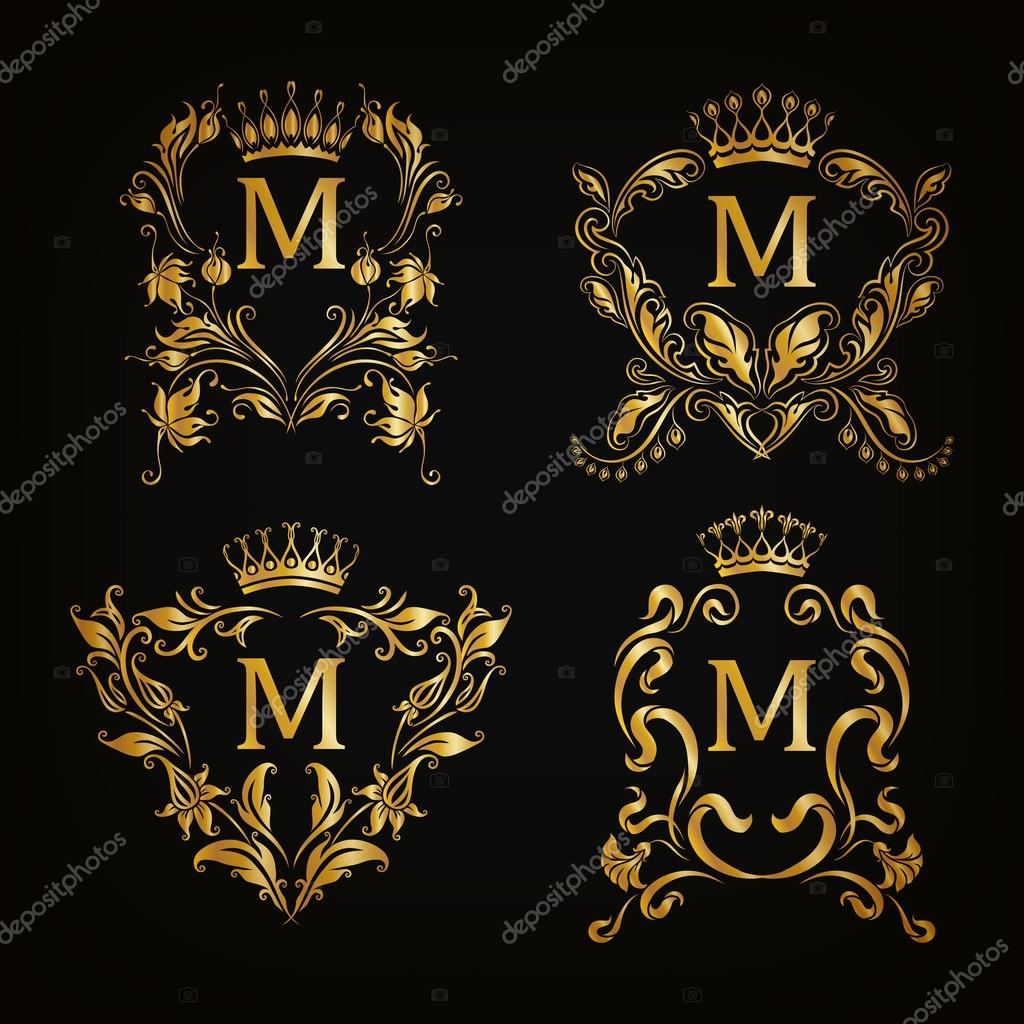 Monogram Logos Set Stock Vector Image by ©juli_goncharova #84583840