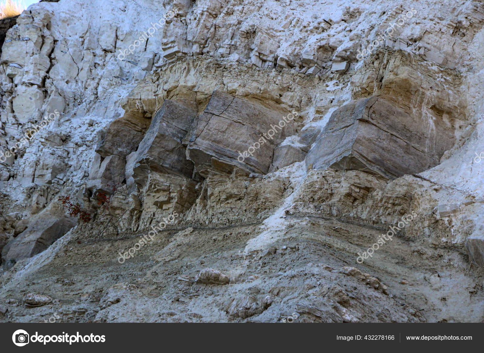 Sandy Gypsum Cut Earth Quarry Extraction Gypsum Mountain Textures ...