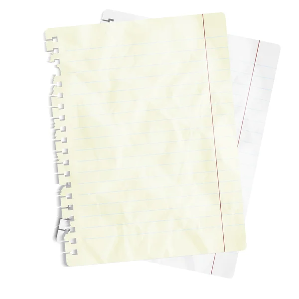 11,593,915 Crumpled notebook paper Vector Images | Depositphotos