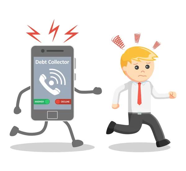 Cobrador de deudas imágenes de stock de arte vectorial | Depositphotos