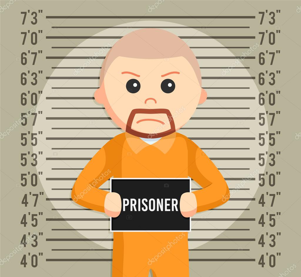 Prisoner mugshot background illustration design Stock Vector Image by ...