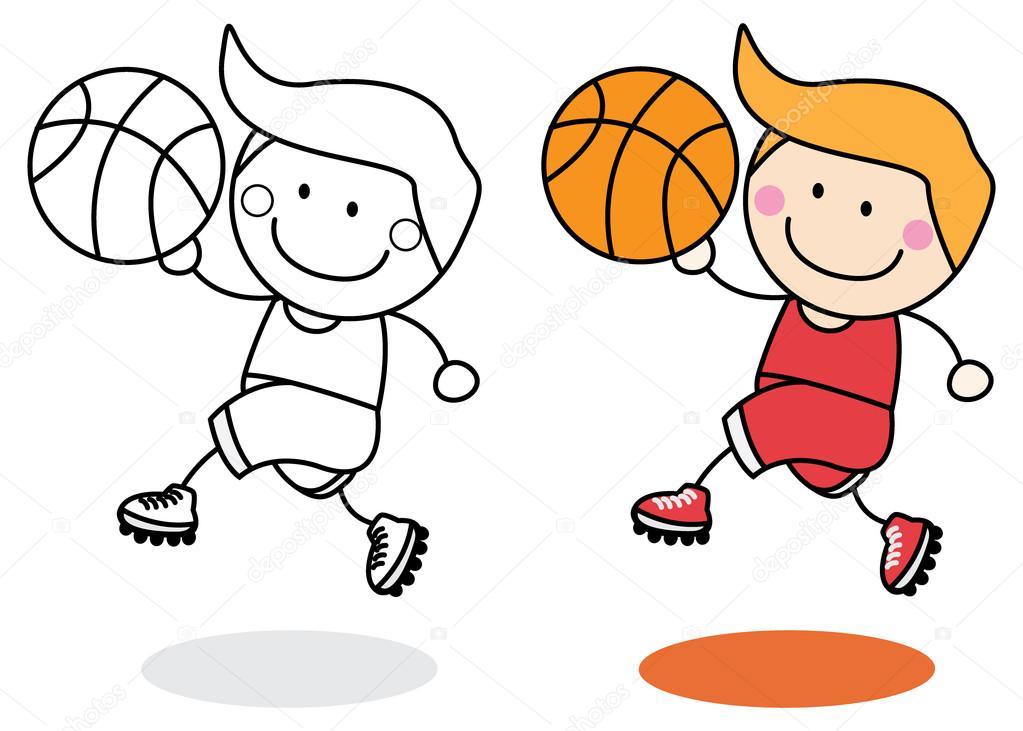 Balón de cesta chico Vector de stock #82305338 de ©redrockerz99