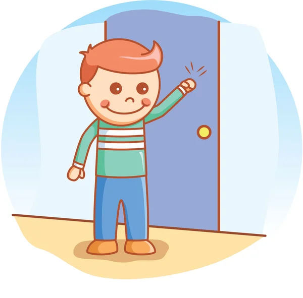 Knocking on door Stock Vectors, Royalty Free Knocking on door ...
