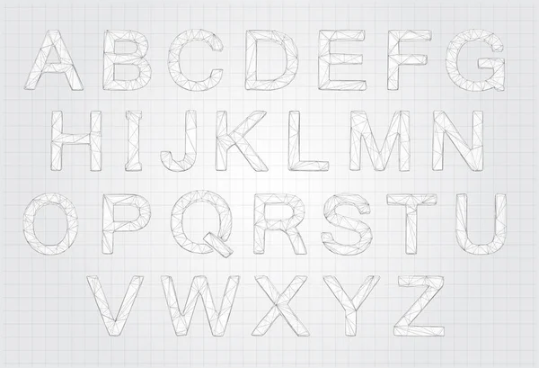 Vector Set Letters Ready Alphabet Style Stock Vector by ©coffeemill ...