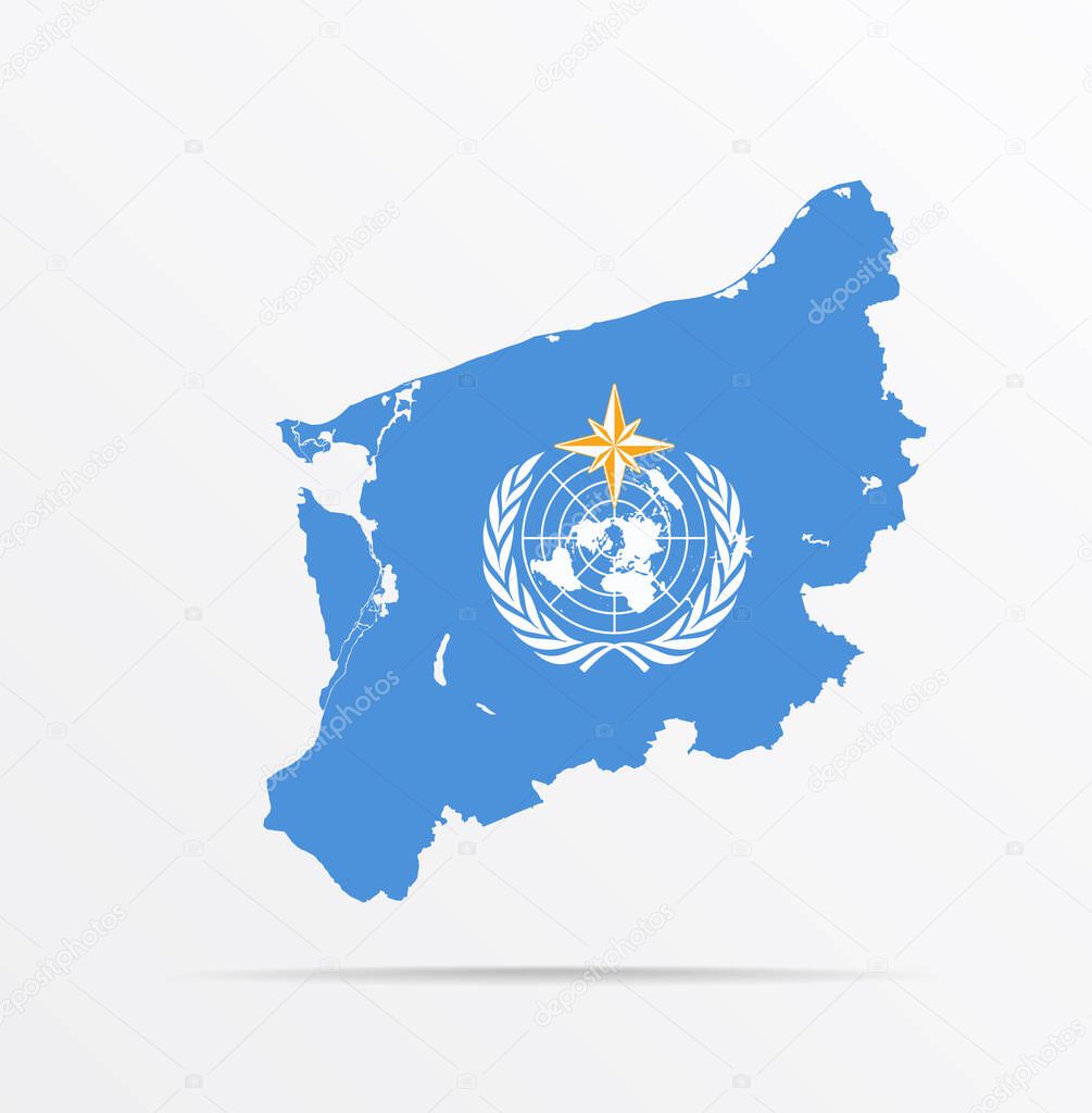 Mapa vectorial Voivodato de Pomerania Occidental (Polonia) combinado ...