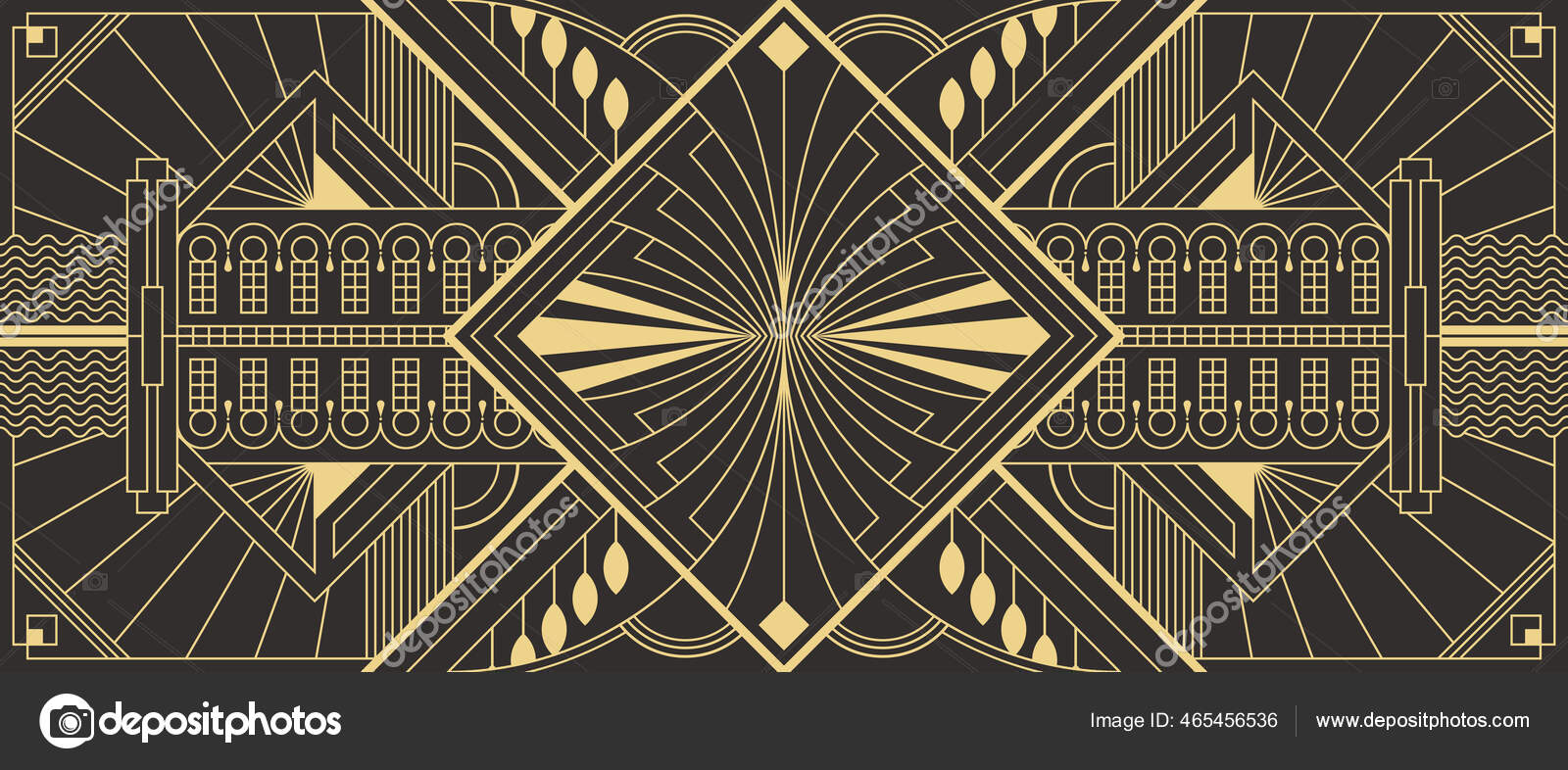 Vector Modern Geometric Tiles Pattern Abstract Art Deco Seamless Luxury ...