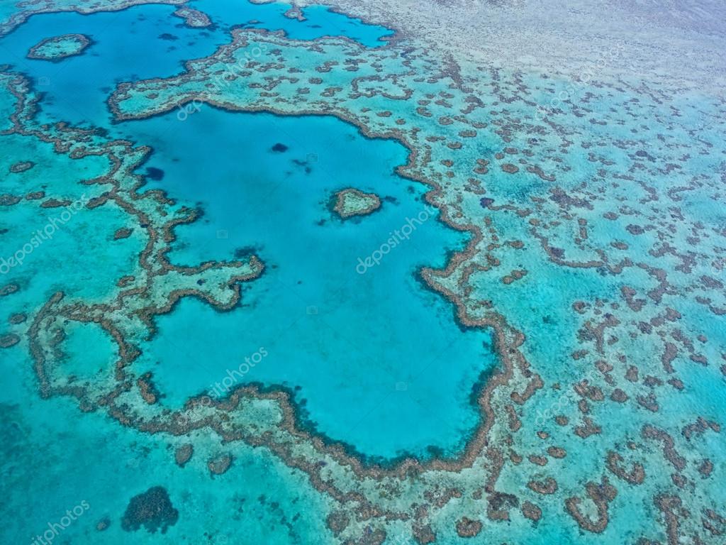 Great Barrier Reef - Aerial View — Stock Photo © antsyd #91276030